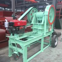 China PE series jaw crusher machine for broken constructions waste cement blocks and bricks for sale