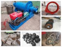 China Ceramic Liner 900 x 1800 Ball Mill for Small Scale Chromite Production Line for sale