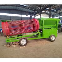 China 50-500 Tons Per Hour Portable Firewood Operations Trommel Screen Rotary Drum Screen for sale