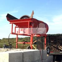 China Mobile Firewood Trommel Screen with Less than 6mm or as Request Discharge Size for sale