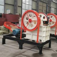 China Portable laboratory lab diesel engine molybdenum stone jaw crusher for laboratory for sale