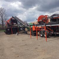 China Mobile Firewood Trommel Screen with Less than 6mm or as Request Discharge Size for sale