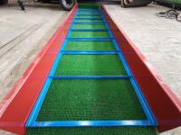 China Feeding Size Less Than 300mm Gold Collecting Grass Mat and Trommel Screener Centrifuge for sale