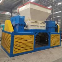 China Mobile Double Shaft Waste Iron Car Shell Metal Shredder Machine for Long Service Life for sale