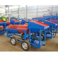 China Small Production Capacity 620 KG Mobile Gold Trommel Screen for Alluvial Gold Mining for sale