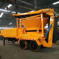 China 4-6 Blade Diesel Mobile Big Rotary Hopper Wood Tree Root Chipper Stump Shredder Plant for sale