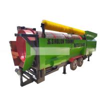 China Mobile Compost Tumbler Trommel Drum Screen for Big Capacity of 50-500 tons per hour for sale