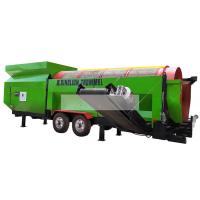 China Mobile Compost Tumbler Trommel Drum Screen for Big Capacity of 50-500 tons per hour for sale