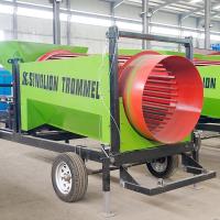 China Portable Trommel Screen The Perfect Choice for Soil Compost Gravel Firewood Screening for sale
