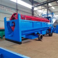 China Mobile Trommel Gold Washing Plant for 3000 KG Capacity Gold Separation Mining Equipment for sale