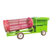 China Industrial Rotary Vibrating Separator Carbon Steel Trommel Drum Screen for Heavy Duty for sale