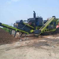China Integrative Portable Mobile Quarry Plant Machine and Easy Operation with Welding Frame for sale