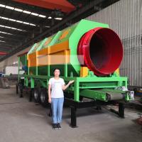 China Garbage Trommel Screen for Waste Processing in 2.2T-18T Capacity 2022 Classification for sale