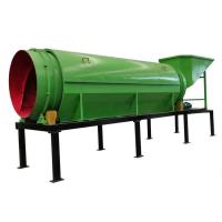 China 50-500t/h Capacity Counter Flow Firewood Chip/Compost Fertilizer Rotary Drum Screen for sale