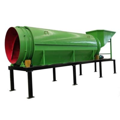 China Steel Wire Woven 2200 KG Drum Screen for Wood and Firewood Sawdust Screening Plant for sale
