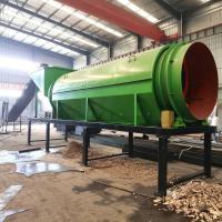 China 50-500t/h Capacity Counter Flow Firewood Chip/Compost Fertilizer Rotary Drum Screen for sale