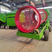 China High Capacity Circular Trommel Rotary Drum Screen Separator with Two Vibration Motors for sale