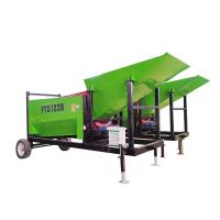 China Durable Rotary Firewood Woodchips Trommel Screen With Voltage 380v/415v/440v for sale