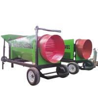 China Durable Rotary Firewood Woodchips Trommel Screen With Voltage 380v/415v/440v for sale