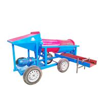 China Mobile Gold Mining Machinery for 920 KG Processing Plant Gold Washing Plant in Yellow for sale