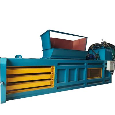 China Plastic Packaging Material Hot Horizontal Baler Machine for Recycling Foam Scrap for sale