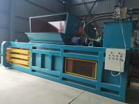 China Plastic Packaging Material Hot Horizontal Baler Machine for Recycling Foam Scrap for sale