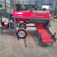 China 5-10t/h Voltage 220V/380V Gold Mining Scrubber Rotary Drum Wash Plant with Small Size for sale