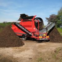 China MTS0818 MTS1022 MTS1230 MTS1550 Rotary Portable Compost Trommel Screen for Screening for sale
