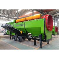 China Drum Trommel Screener for Portable Compost Charcoal Soil Firewood Rock Worms Topsoil for sale