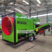 China Mobile Topsoil Trommel Screen Less than 300mm Feeding Size for Easy Screening and Sale for sale