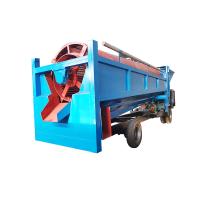 China Mini Small Mobile Sand Gold Mining Trommel Wash Plant for Less Than 6mm Discharge Size for sale
