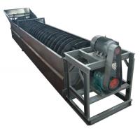 China 2.7 KG Capacity Energy Mining Gravel Sand Stone Double Spiral Type Screw Sand Washer for sale