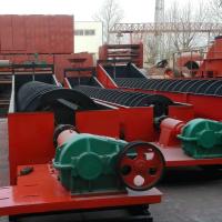 China 2.7 KG Capacity Energy Mining Gravel Sand Stone Double Spiral Type Screw Sand Washer for sale