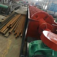 China 2.7 KG Capacity Energy Mining Gravel Sand Stone Double Spiral Type Screw Sand Washer for sale