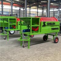 China Easy to Operate 15-90 Square Meter Automatic Trommel Screen Drum Sieve Separator for Farms for sale
