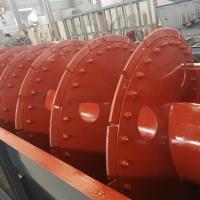 China Complete River Sand Washing Plant with Screw Classifier Spiral Sand Washer Machine for sale