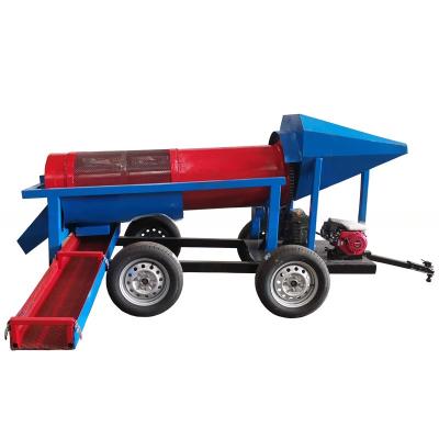 China Gold Mining Equipment Small Scale Rotary Trommel Drum Screen Machine for Placer Gold for sale