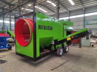 China Drum Rotary Sieve Sifter for Compost Screener Topsoil Worm Fertilizer Mini Trommel Screen for sale