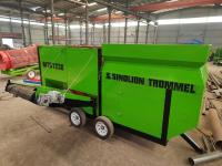 China Drum Rotary Sieve Sifter for Compost Screener Topsoil Worm Fertilizer Mini Trommel Screen for sale