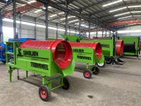 China Drum Rotary Sieve Sifter for Compost Screener Topsoil Worm Fertilizer Mini Trommel Screen for sale