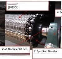 China Bar Shape Dry Material Coal Briquettes Continuous Production Conveyor Mesh Belt Dryer for sale
