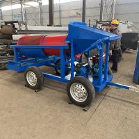 China 5-10 Ton Per Hour Placer Gold Mini Trommel Screen with Stainless Steel Material 720 KG for sale