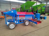 China Movable Gold Processing Machine in Red Color with and Lifelong Spare Parts Supplying for sale