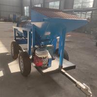 China High Capacity 520 KG Capacity Small Gold Trommel for 5-10t/h Alluvial Gold Mining for sale
