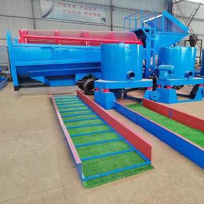 China Steel Plate Punch Hole Gold Trommel Screen for Energy Saving Gold Ore Processing Plant for sale