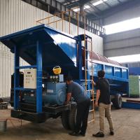 China Steel Plate Punch Hole Gold Trommel Screen for Energy Saving Gold Ore Processing Plant for sale