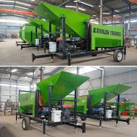 China High Recovery Mining Equipment Portable Gold Wash Plant with Mobile Trommel Screen for sale