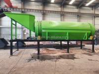 China Compost Processing Trommel Screen with Circular Design and Feeding Size less than 300mm for sale