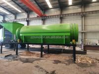 China Compost Processing Trommel Screen with Circular Design and Feeding Size less than 300mm for sale