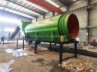China Compost Processing Trommel Screen with Circular Design and Feeding Size less than 300mm for sale